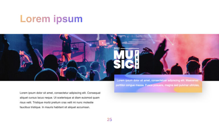 Music Fest Presentation: 50 Slides PPTX, KEY, Google Slides – MasterBundles