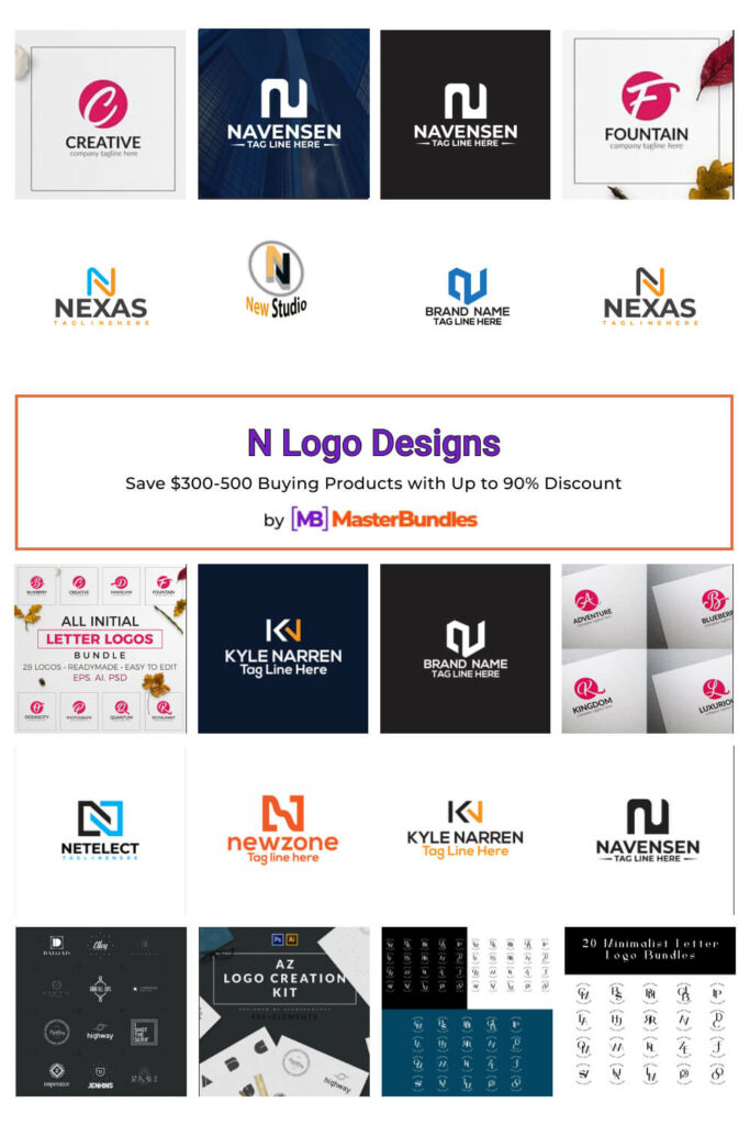 12+ Best N Logo Designs (2022) - MasterBundles