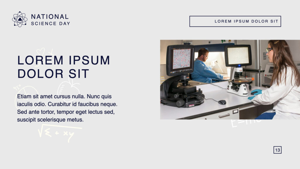 National Science Day Presentation Template | Master Bundles
