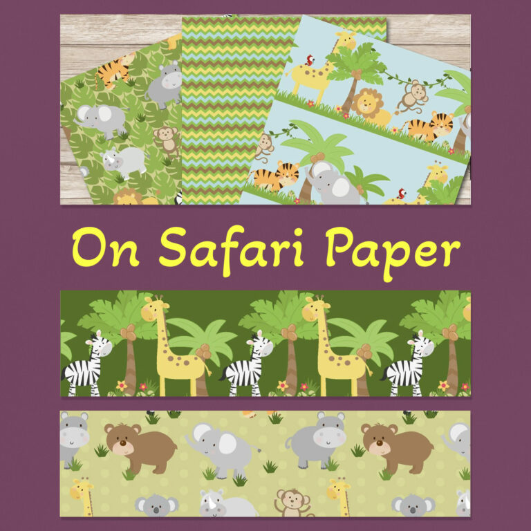 Vintage Safari Digital Paper | Master Bundles