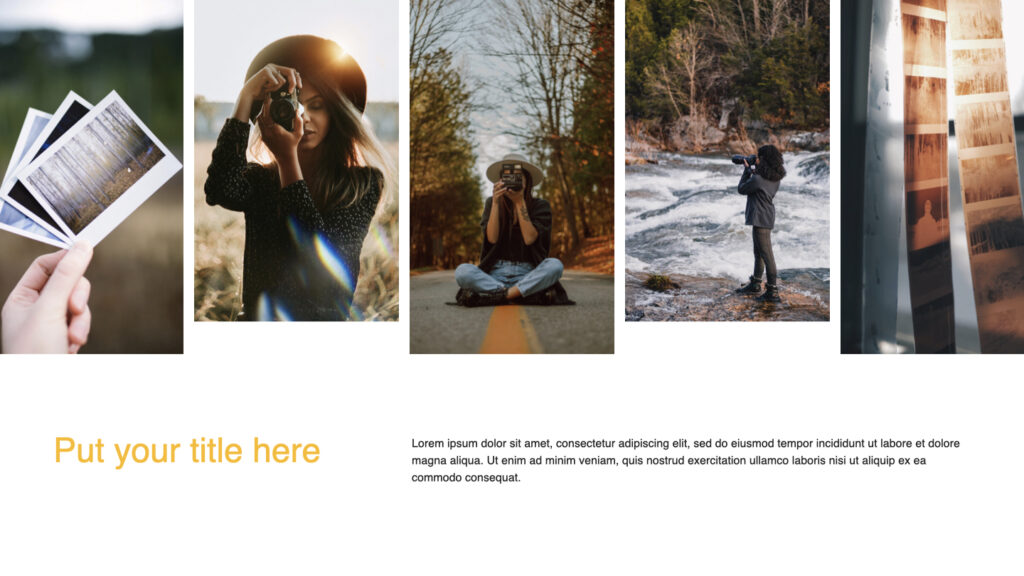 Photography GoogleSlides Theme – MasterBundles