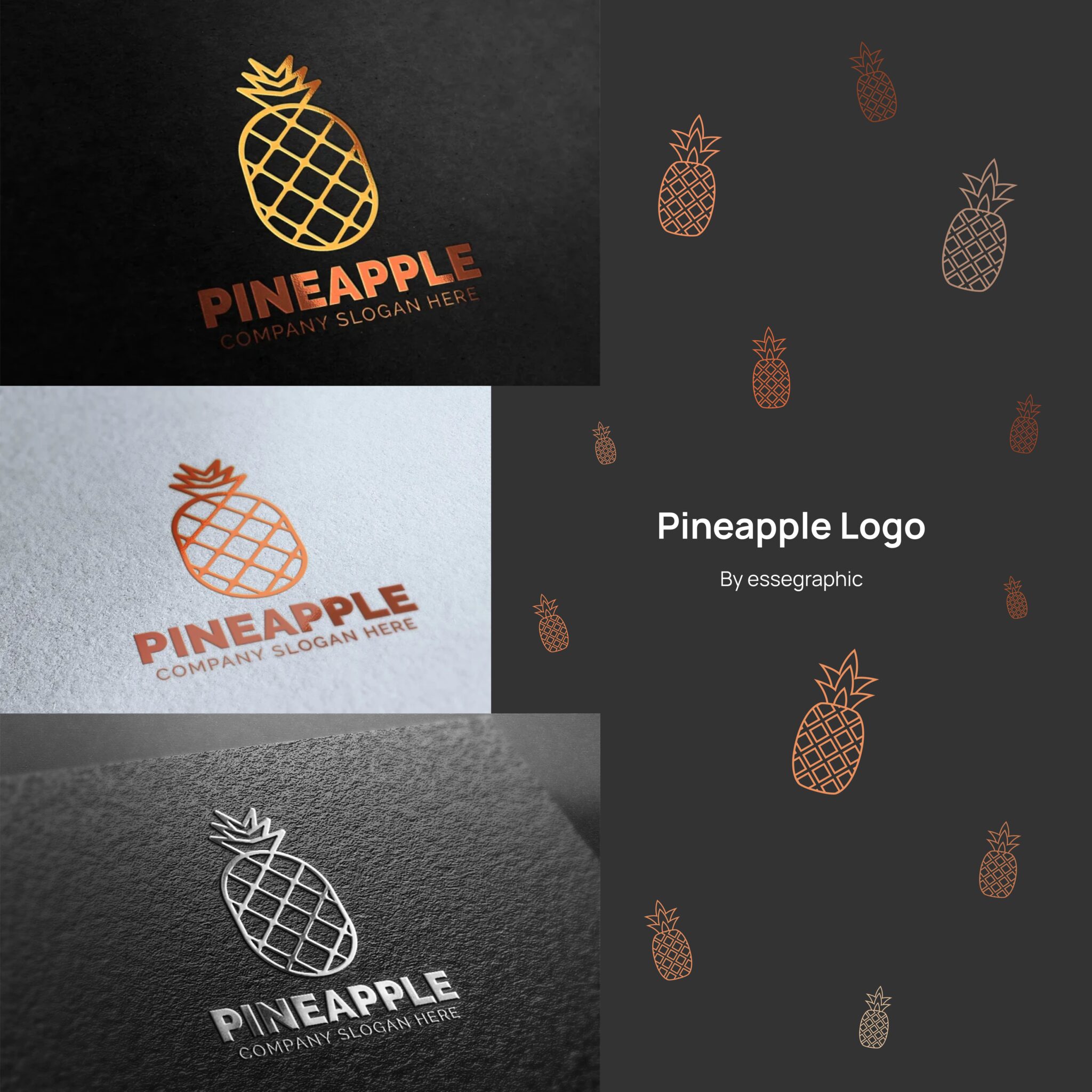 Pineapple Logo Template – MasterBundles