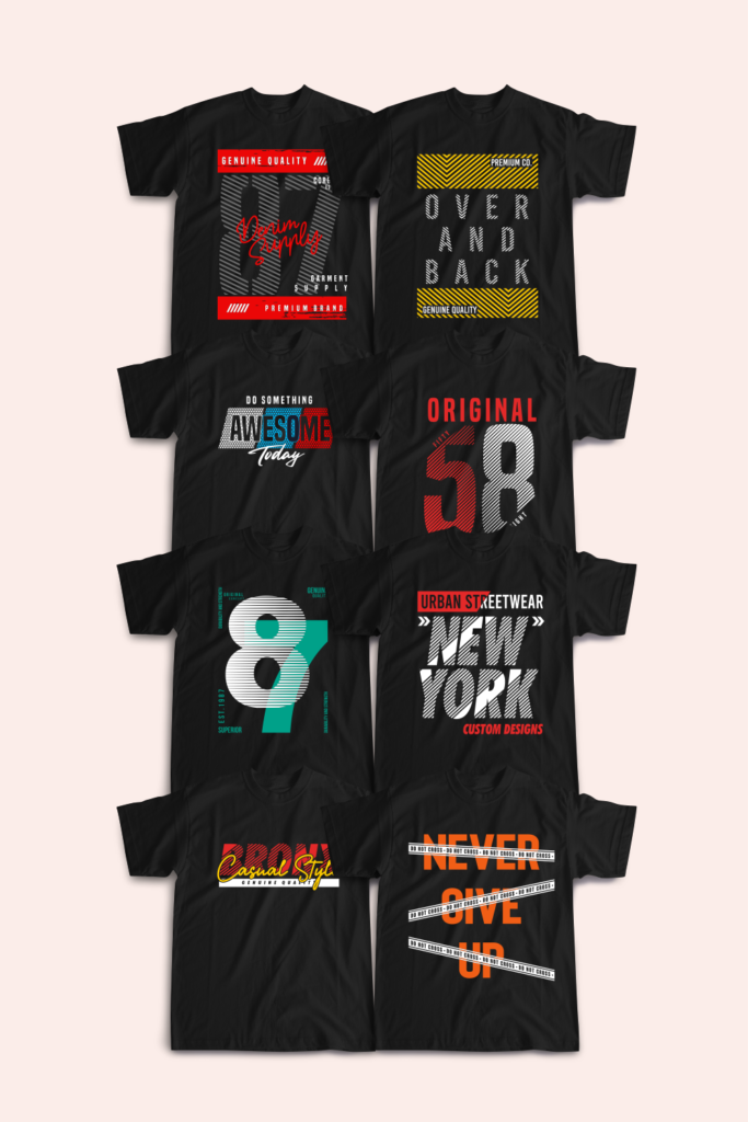 53 Trendy t-shirt designs, Clean and Simple Text Designs - MasterBundles