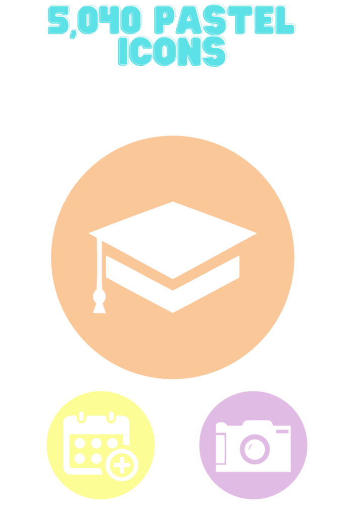 5,000+ Pastel Icons - Largest Pastel Icon Bundle on MasterBundles ...