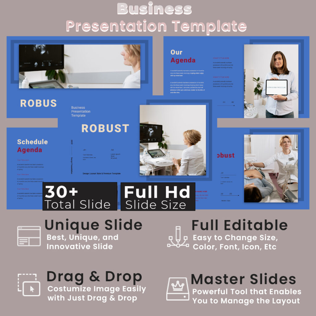 Robust - Creative Business Presentation PowerPoint Template - MasterBundles