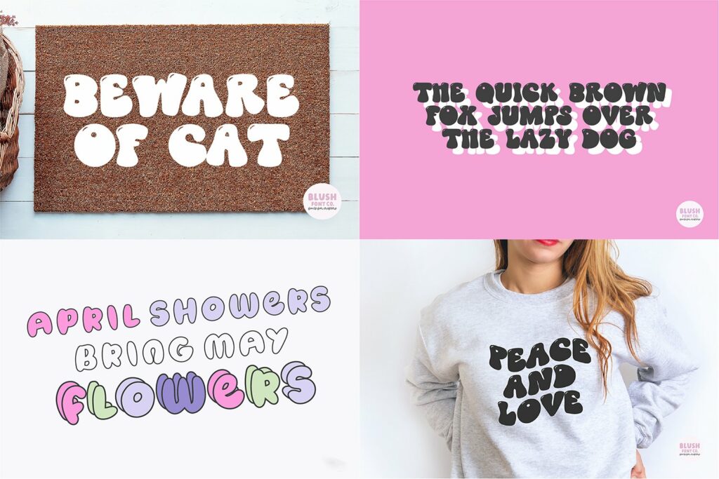 Groovy Display Font Bundle - Retro Font Bundle – MasterBundles