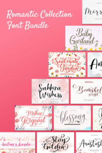 Romantic Collection Font Bundle – MasterBundles