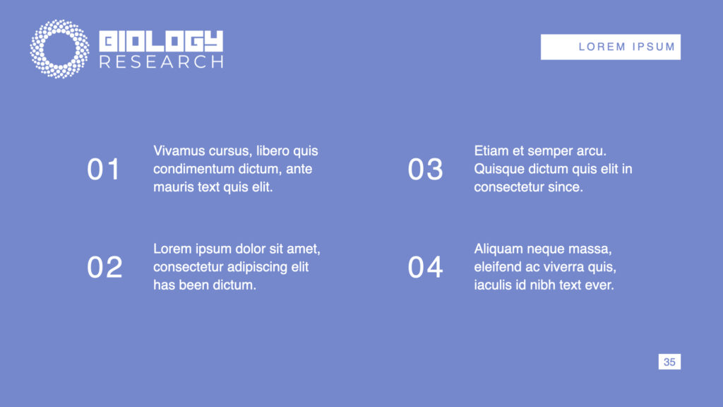 Science Research Presentation Template: 50 Slides PPTX, KEY, Google ...