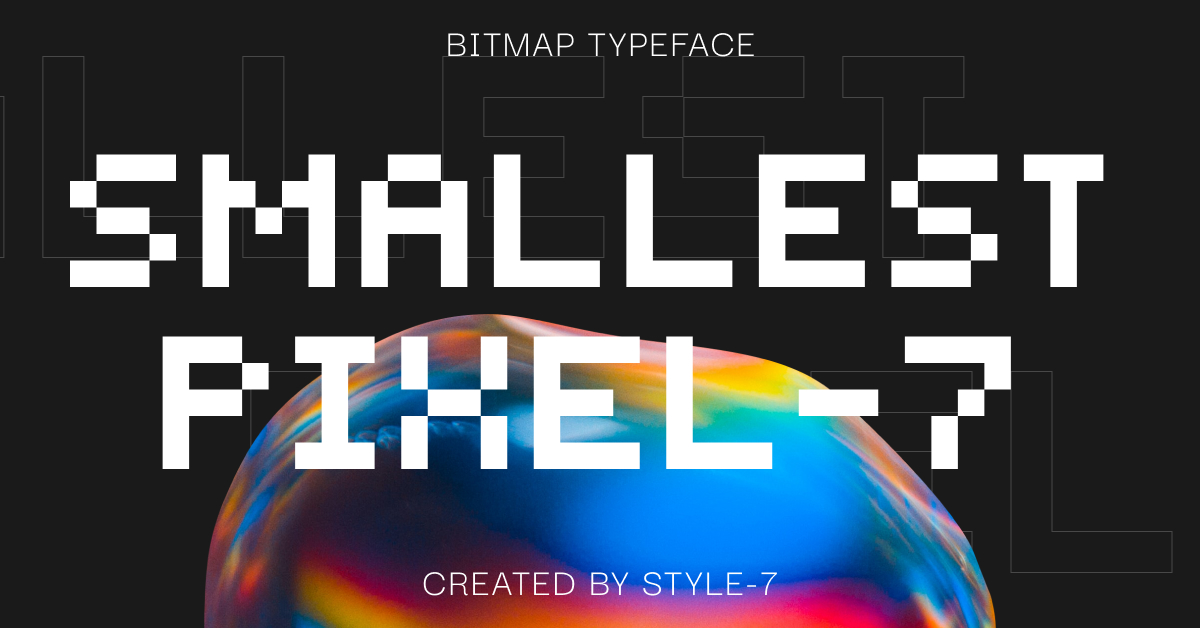 Smallest Pixel-7 Free Font – MasterBundles