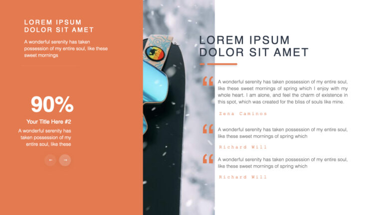 Snowboarding Powerpoint Template | Master Bundles