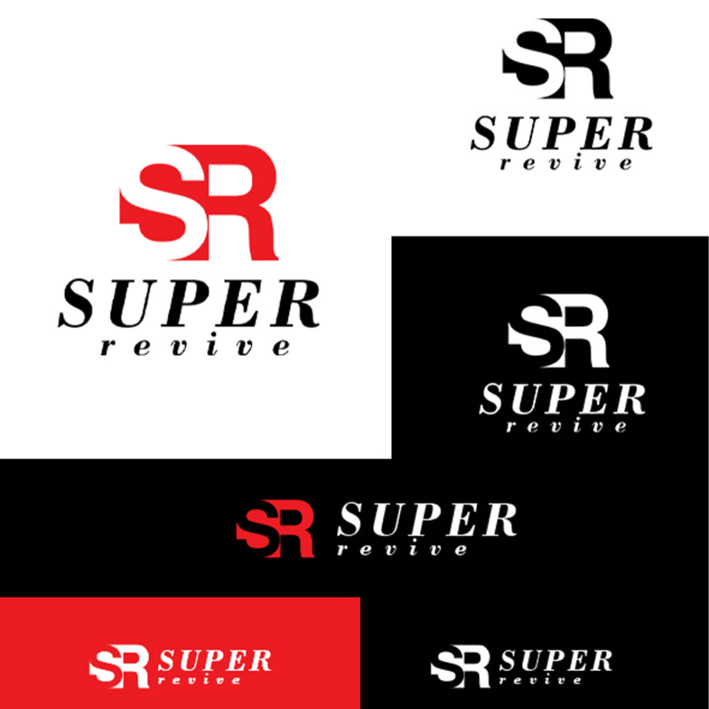 Minimal and Super,SR logo - MasterBundles