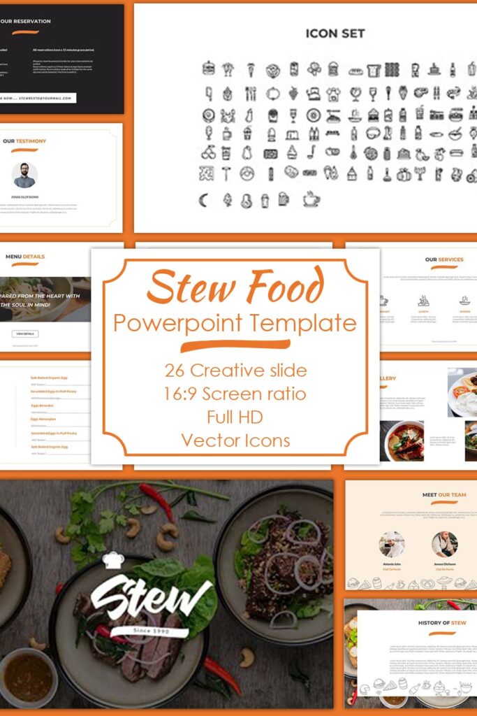 Stew Food Powerpoint Template – MasterBundles