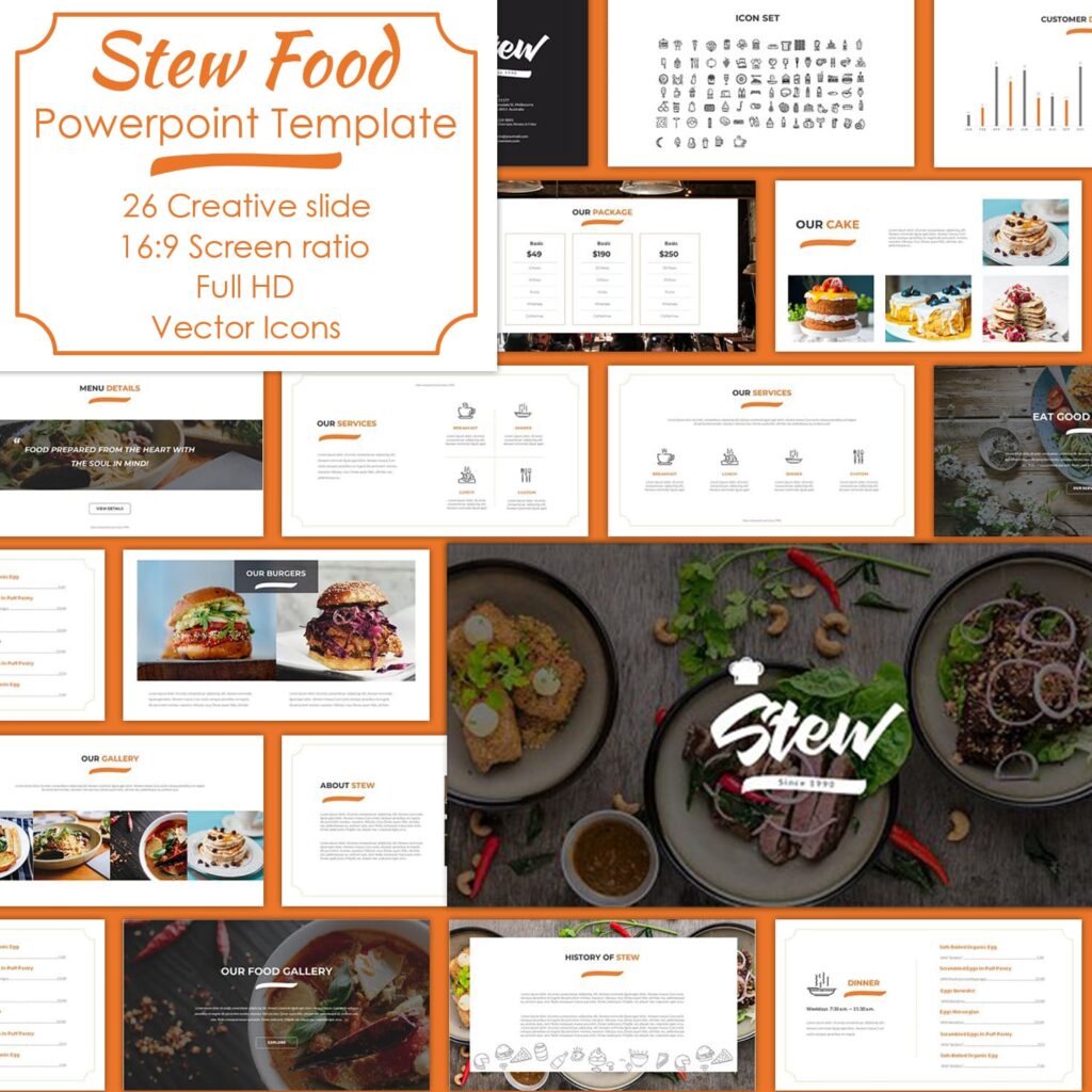 Nutrition Food Presentation Powerpoint Template – MasterBundles