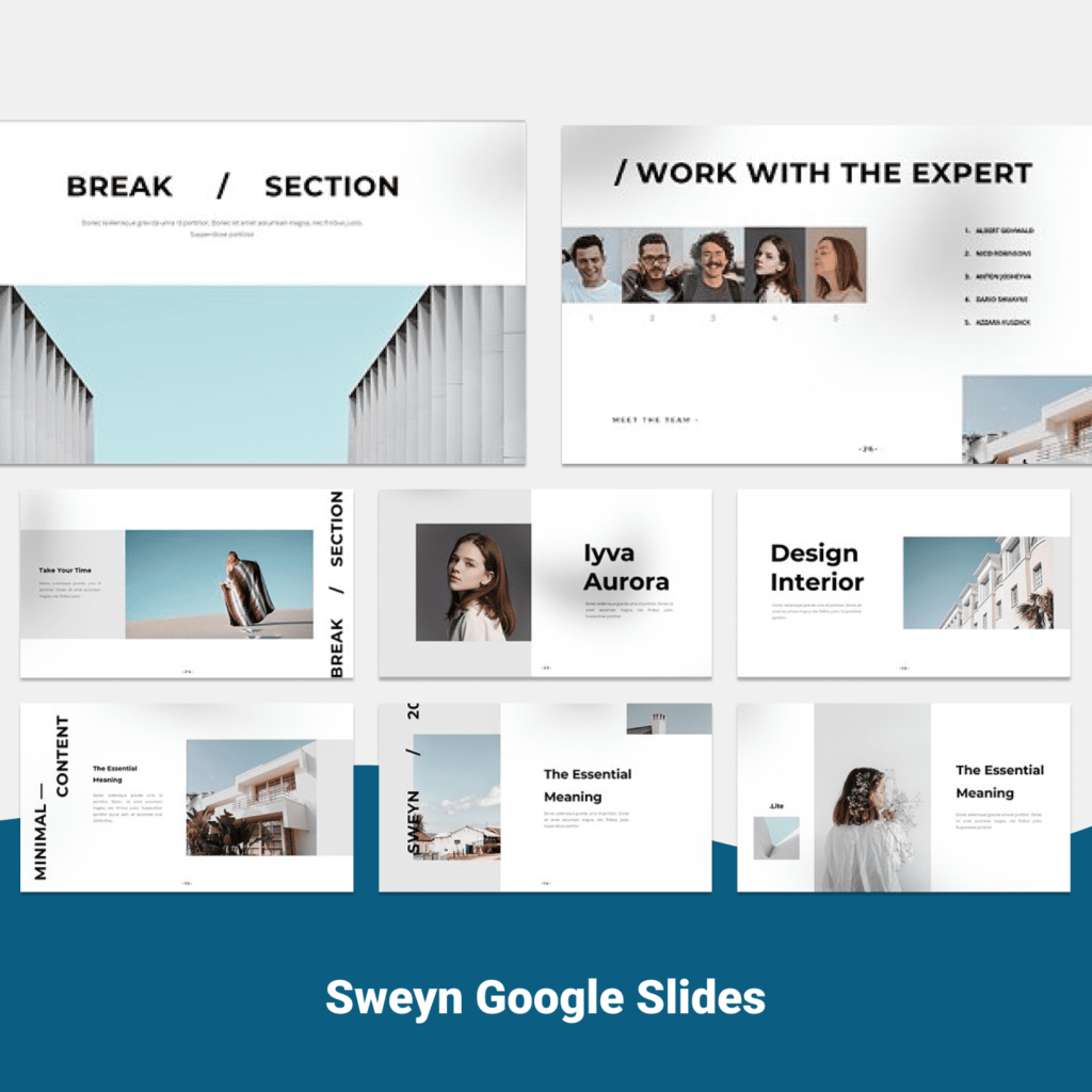 Aesthi - Aesthetic Google Slide – MasterBundles