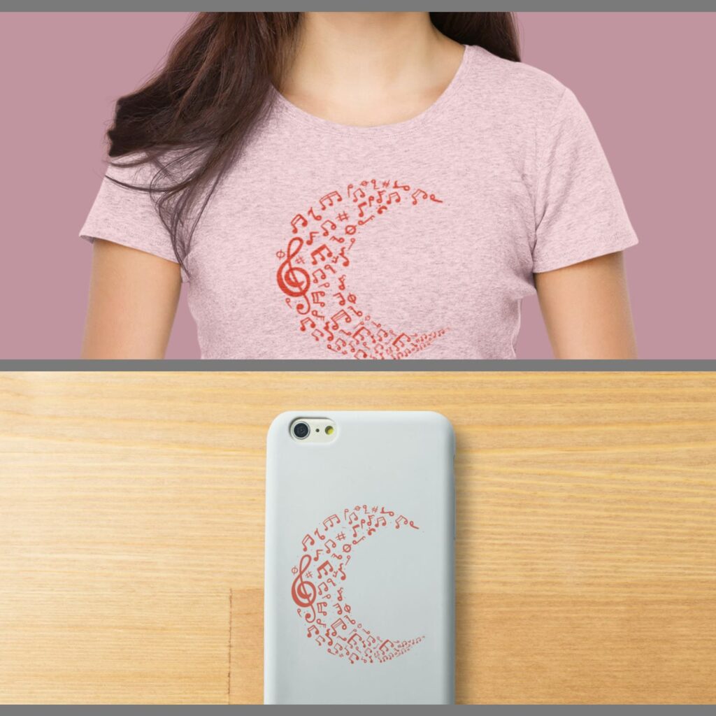 Tribal Moon and Music Note SVG – MasterBundles