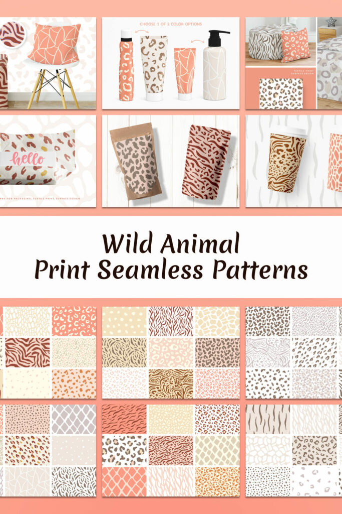 Wild Animal Print Seamless Patterns – MasterBundles