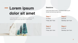 Winter Carnaval Presentation Template | Master Bundles