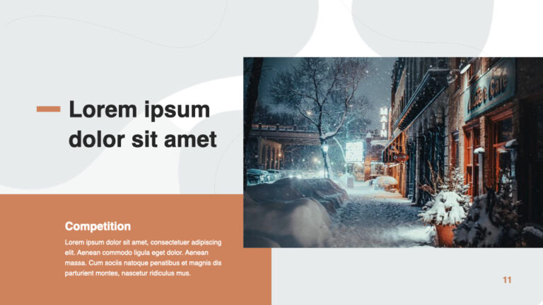 Winter Carnaval Presentation Template | Master Bundles