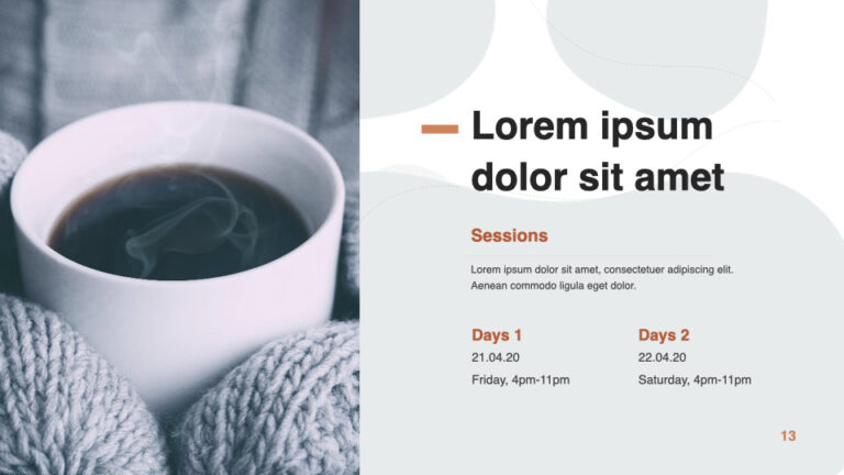 Winter Carnaval Presentation Template | Master Bundles