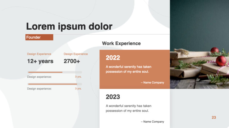 Winter Carnaval Presentation Template | Master Bundles