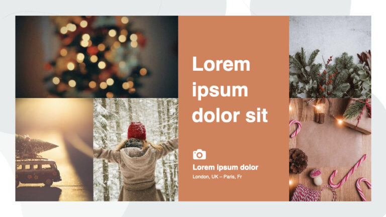 Winter Carnaval Presentation Template | Master Bundles