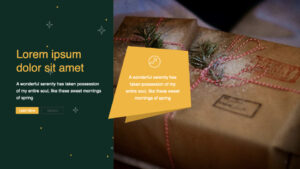 Winter Holidays Powerpoint Template | Master Bundles