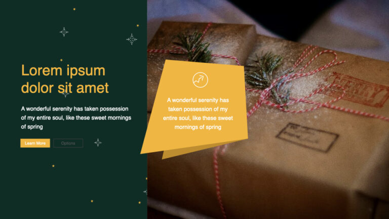 Winter Holidays Powerpoint Template | Master Bundles