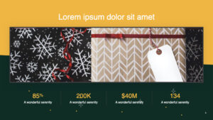 Winter Holidays Powerpoint Template | Master Bundles