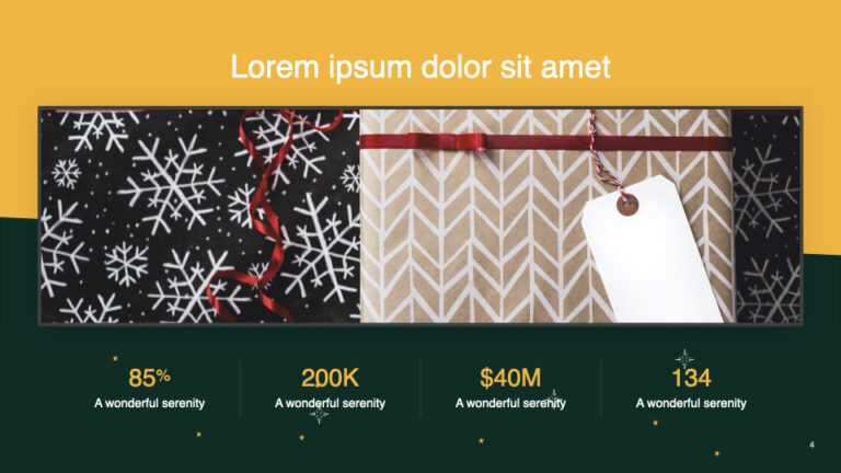 Winter Holidays Powerpoint Template | Master Bundles