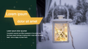 Winter Holidays Powerpoint Template | Master Bundles