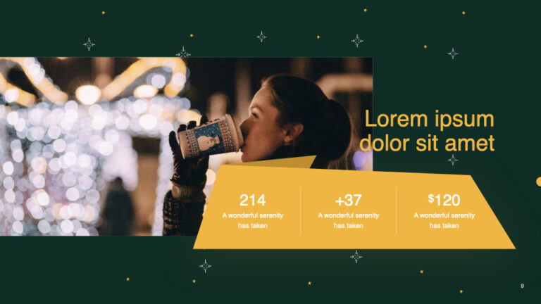 Winter Holidays Powerpoint Template | Master Bundles