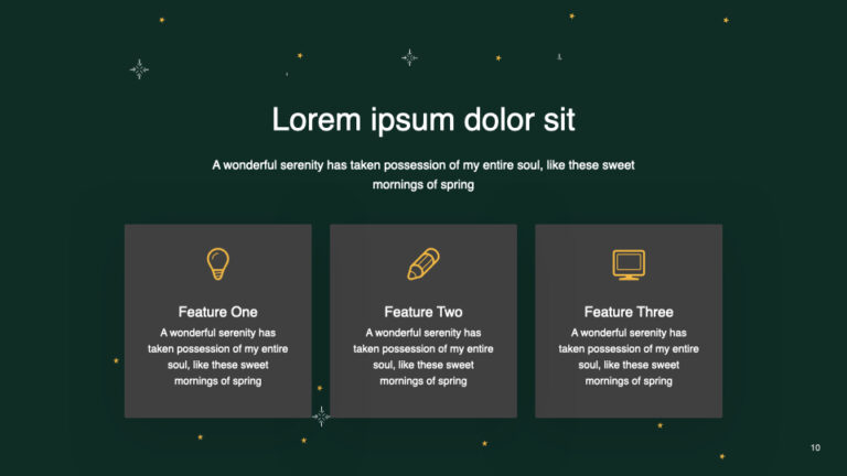 Winter Holidays Powerpoint Template | Master Bundles