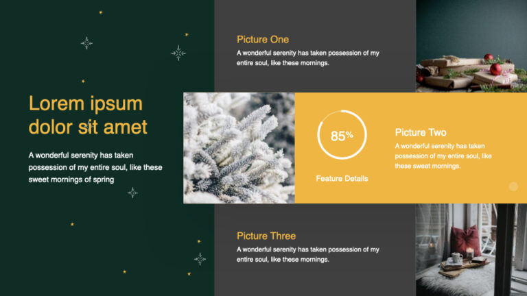 Winter Holidays Powerpoint Template | Master Bundles