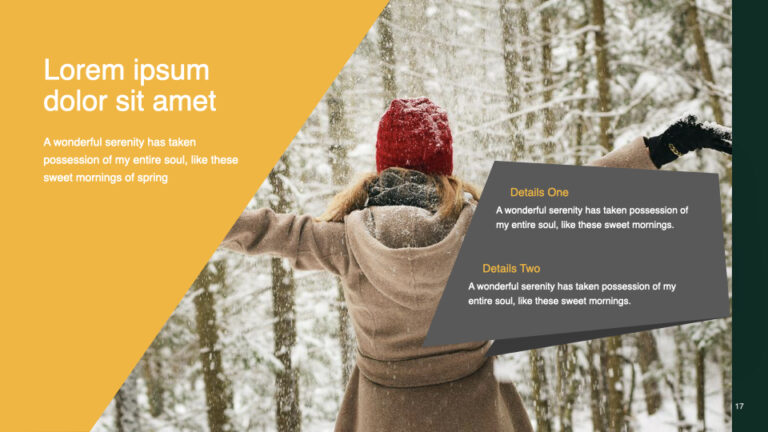 Winter Holidays Powerpoint Template | Master Bundles