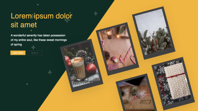 Winter Holidays Powerpoint Template | Master Bundles