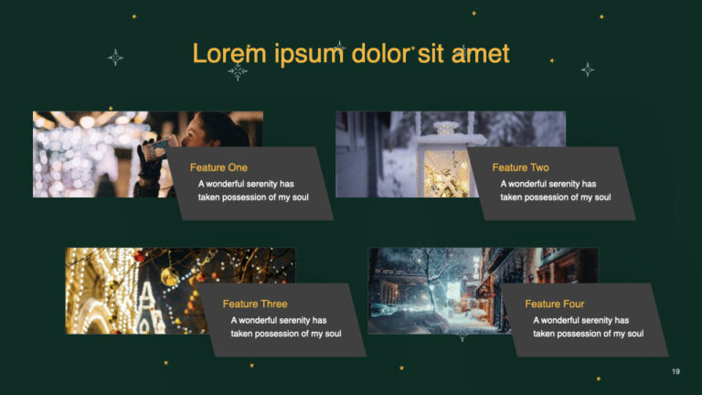 Winter Holidays Powerpoint Template | Master Bundles