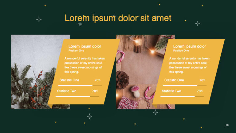 Winter Holidays Powerpoint Template | Master Bundles