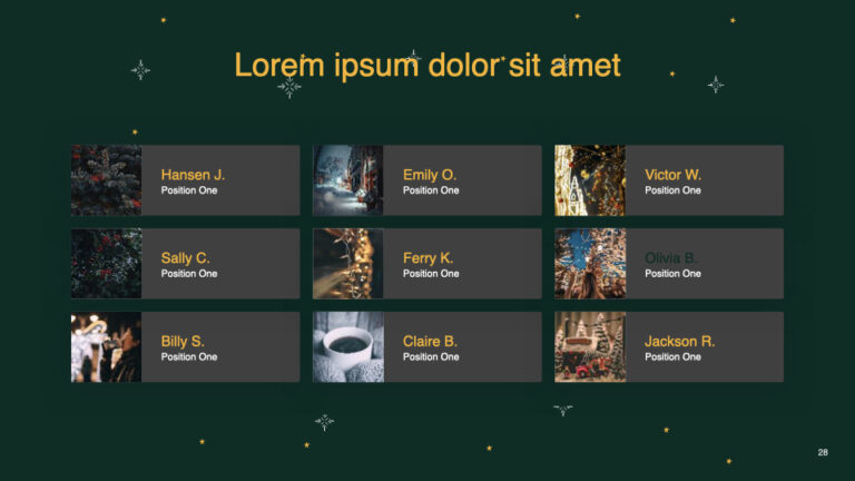 Winter Holidays Powerpoint Template | Master Bundles