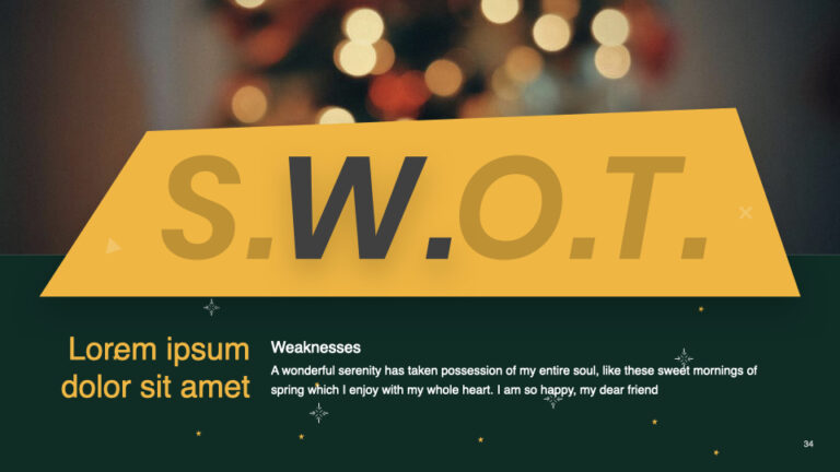 Winter Holidays Powerpoint Template | Master Bundles