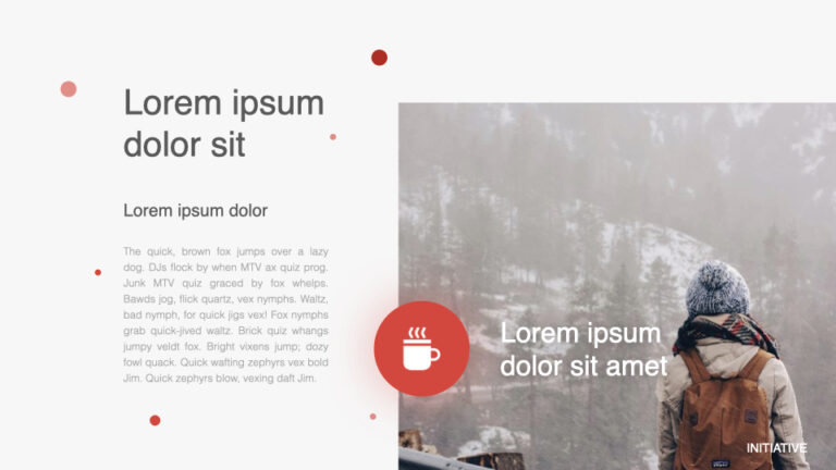 Winter Time Presentation Template | Master Bundles