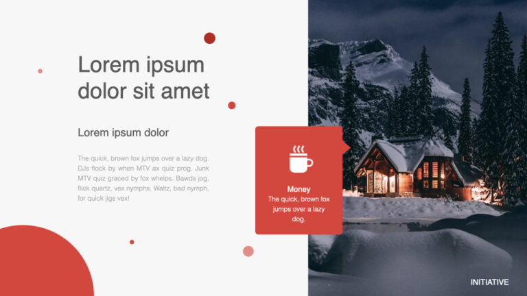 Winter Time Presentation Template | Master Bundles