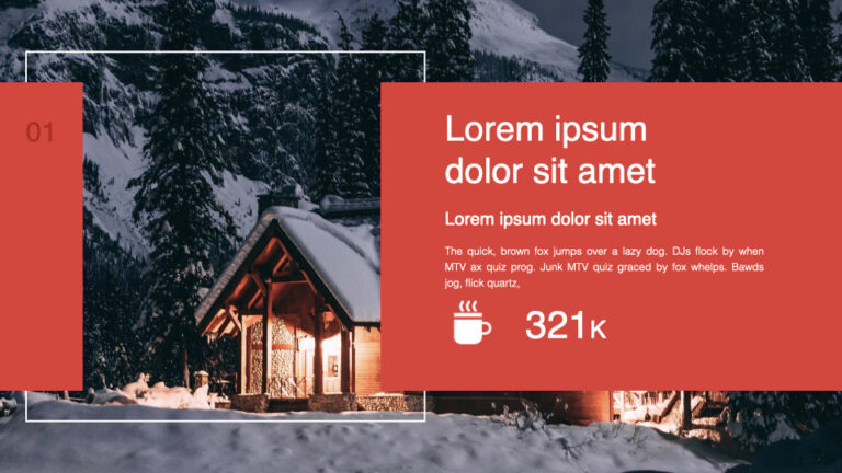 Winter Time Presentation Template | Master Bundles