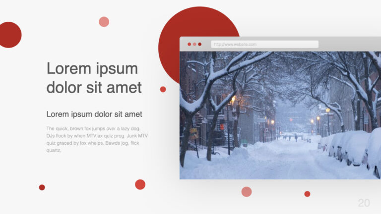 Winter Time Presentation Template | Master Bundles