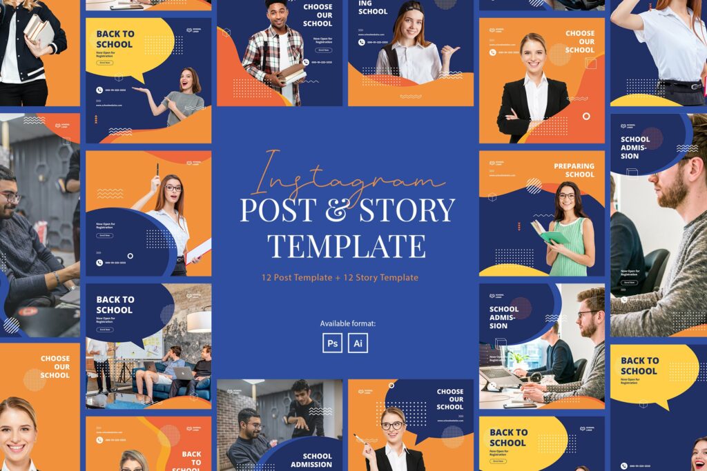 Bundle Education School Instagram – MasterBundles