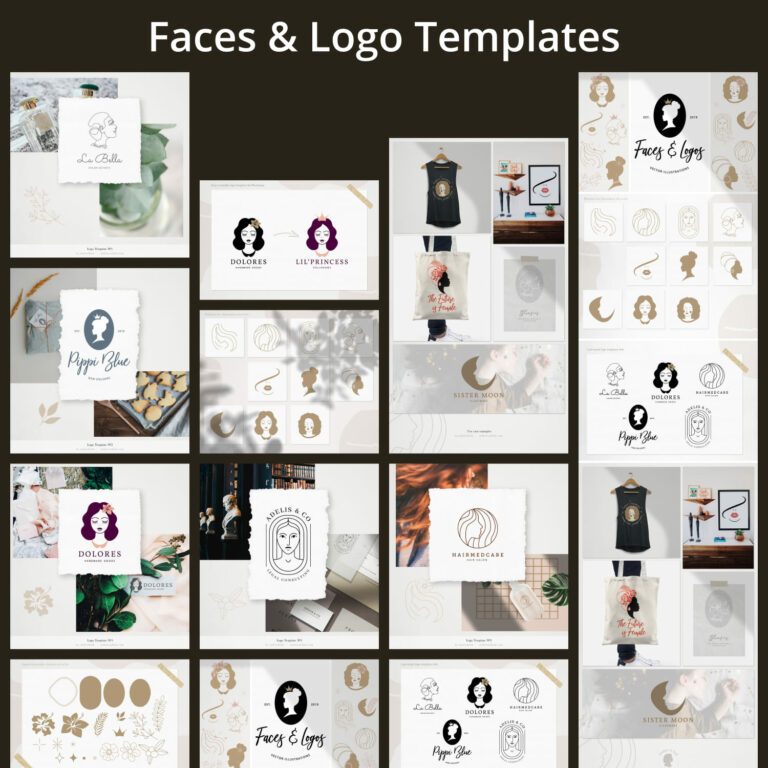 Faces & Logo Templates – MasterBundles