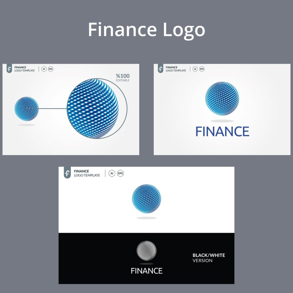 Business Finance Logo template vector icon design - MasterBundles
