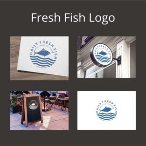 Fresh Fish Logo Design – MasterBundles