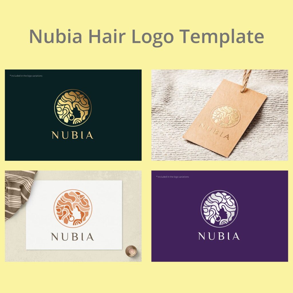 Nubia Hair Logo Template – MasterBundles
