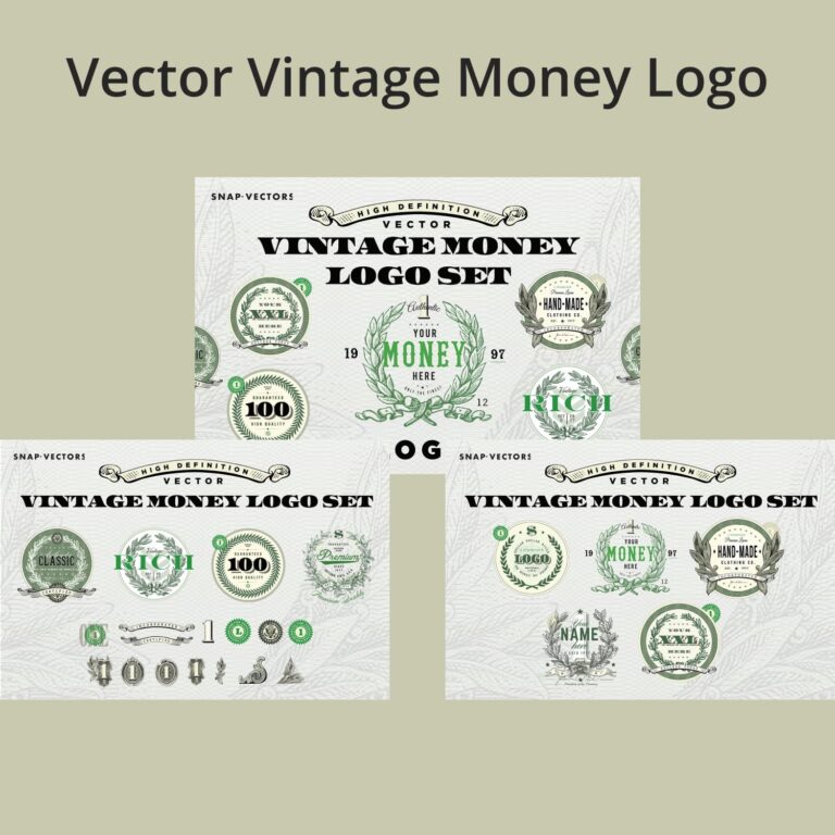 Vector Money Logo Set #2 – MasterBundles