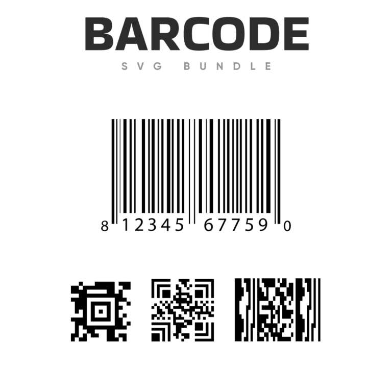 Barcode SVG Designs – MasterBundles